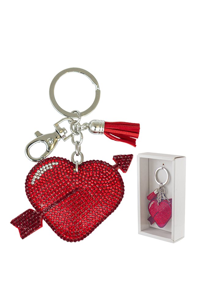 Michi Keyring - Heart With Arrow – Harlow North