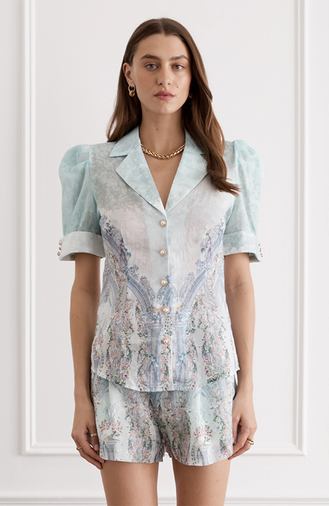 Jolene Short Sleeve - Multi by Aqua Blu – Harlow North