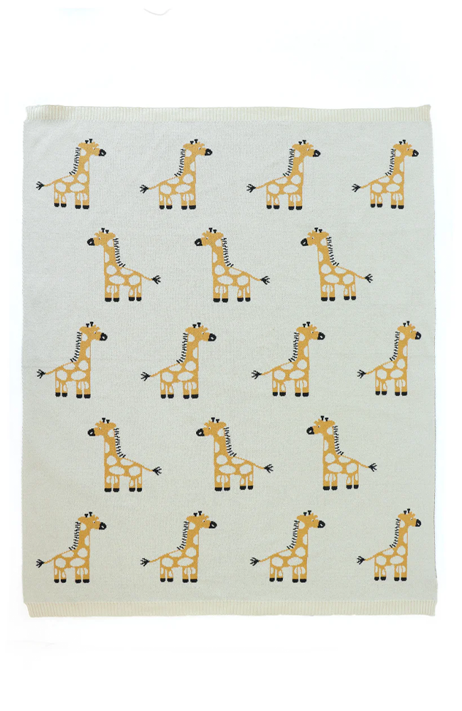 Baby Blanket - Giraffe Giggles by Di Lusso Living – Harlow North