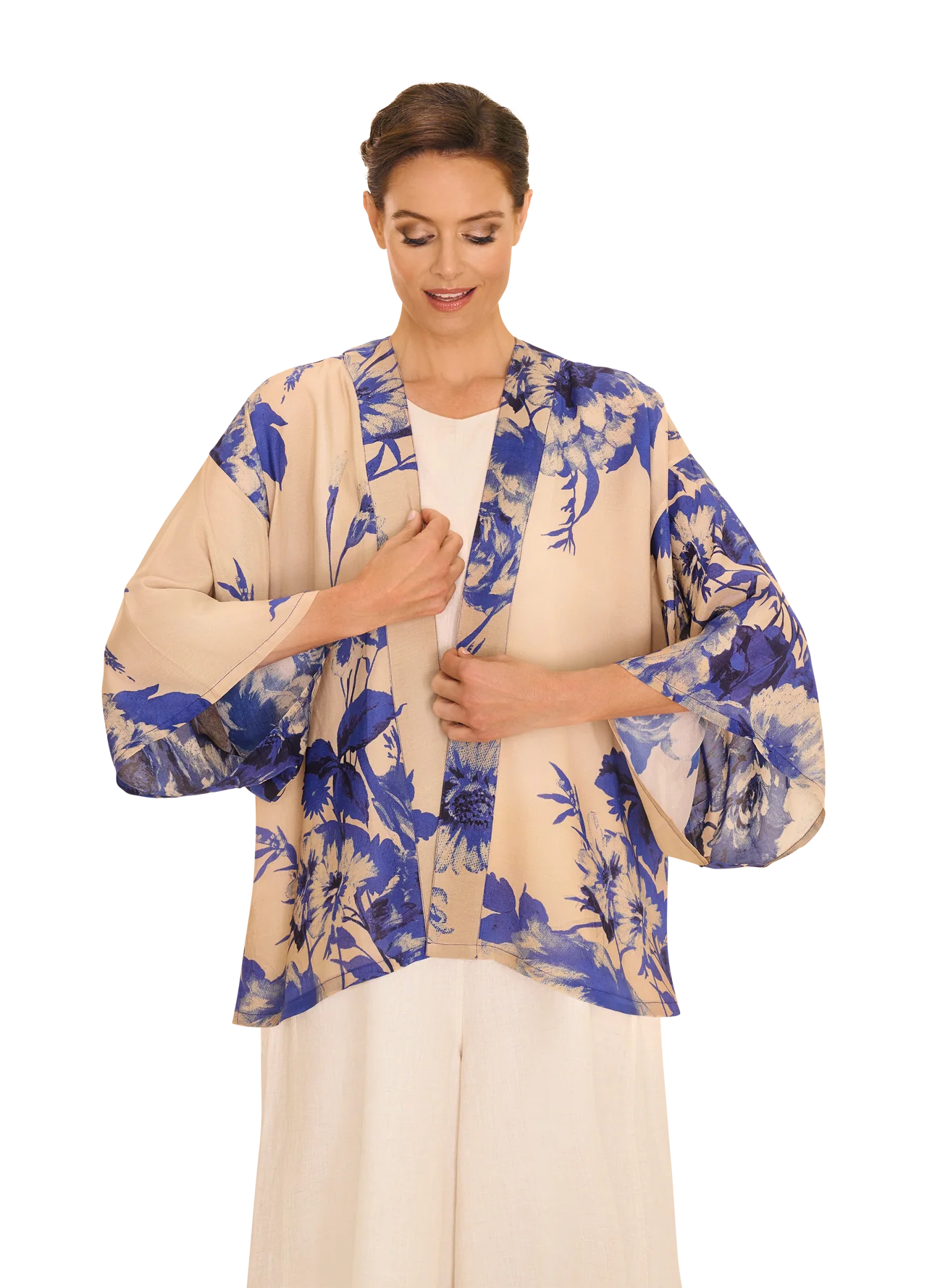 Kimono Jacket - China Blue Blooms by Powder UK – Harlow North