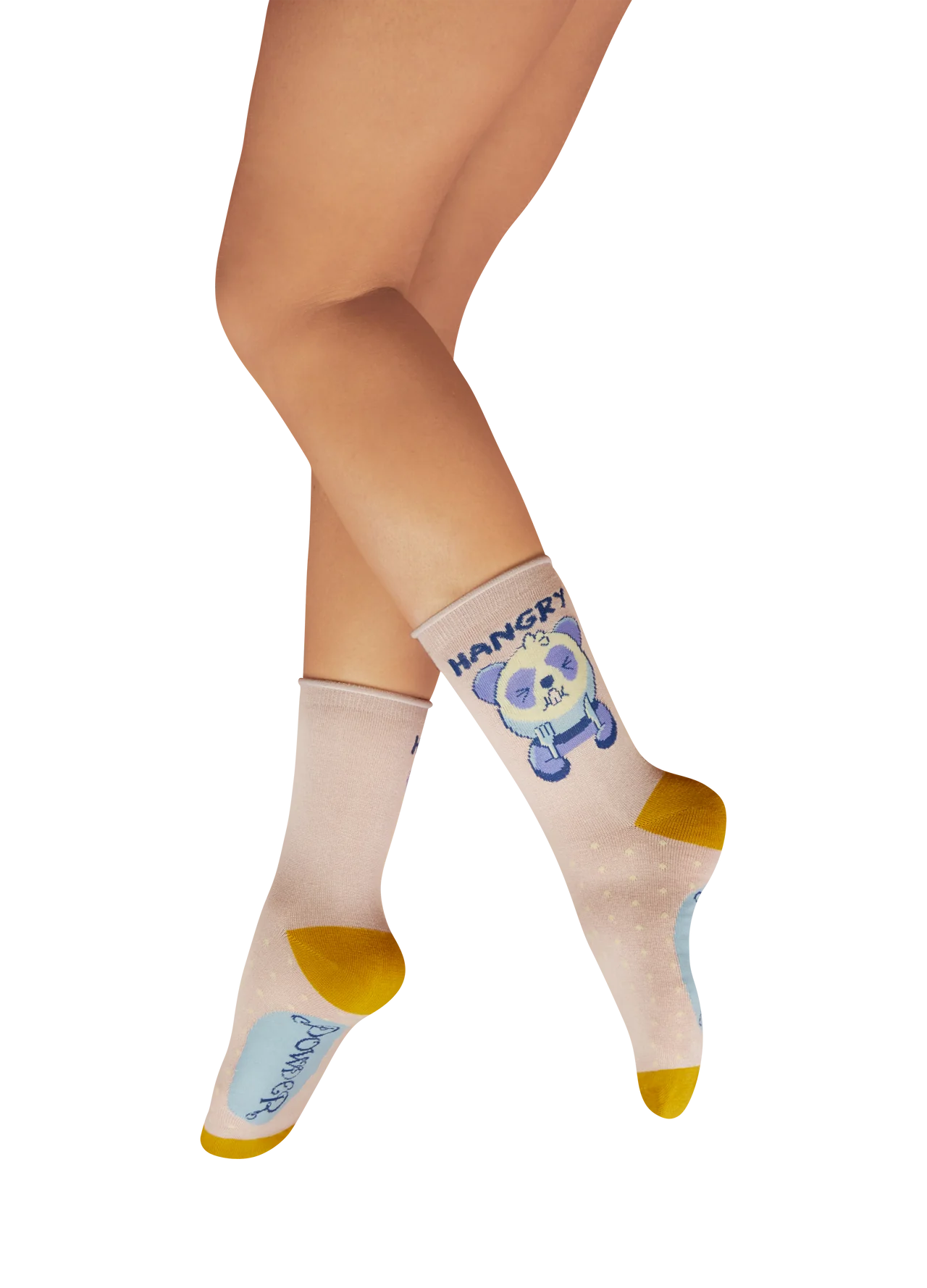 Hangry Panda Ankle Socks - Petal by Powder UK – Harlow North
