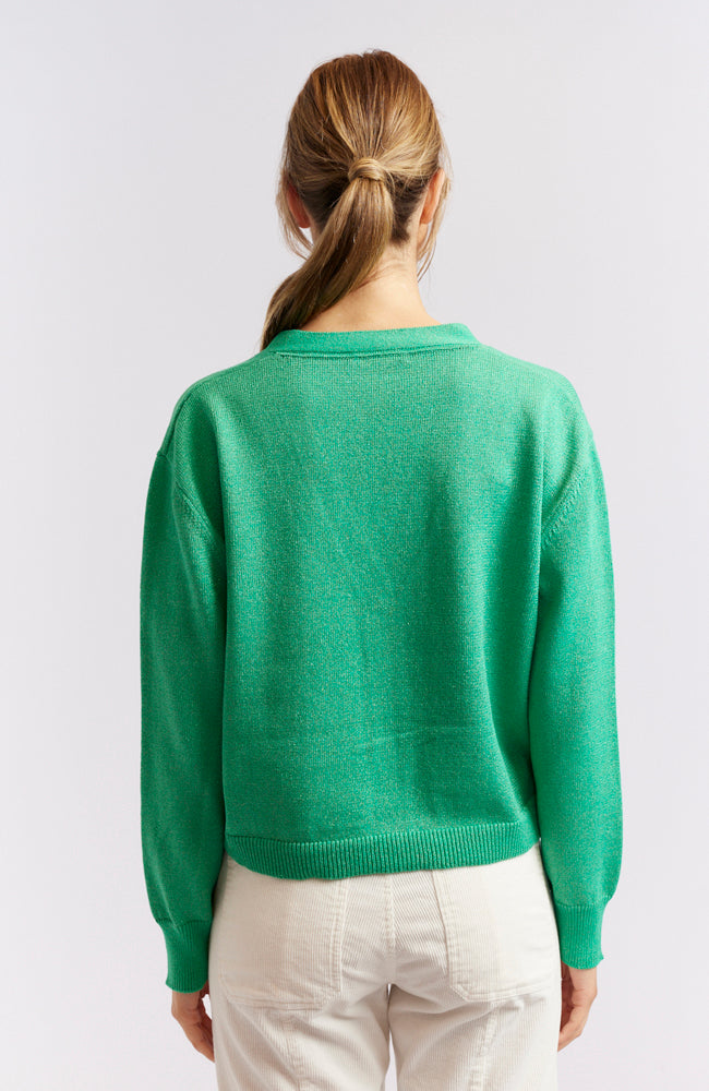 Luna Cardi - Emerald Lurex by Alessandra – Harlow North