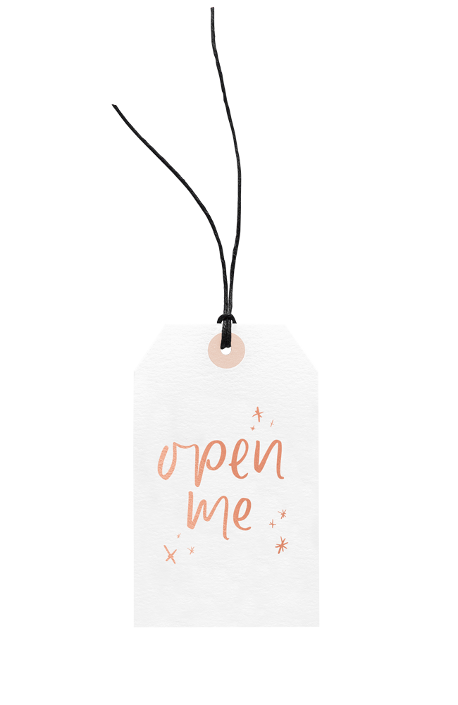 Open Me Gift Tag by Emma Kate Co – Harlow North